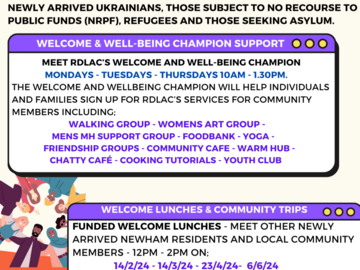 Welcome Newham Project - Supporting Refugees & Asylum Seekers - Joy